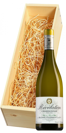 Wijnkist met Révélation Pays d'Oc Chardonnay - Wijnkoperij Mondovino